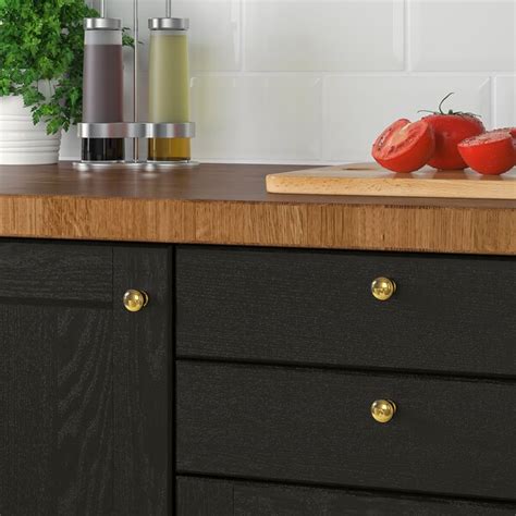 Eneryda Knob Brass Colour 20 Mm Ikea