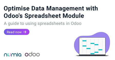 A Guide To Using Odoo Spreadsheet Module Odoo Erp