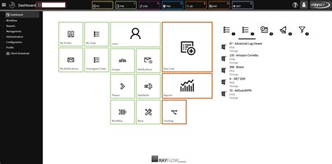 Working With RayFlow Typical User Workflows Global Search