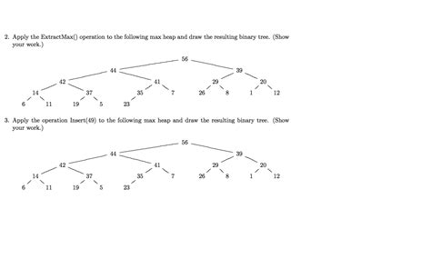 solved apply the extract max operation to the following
