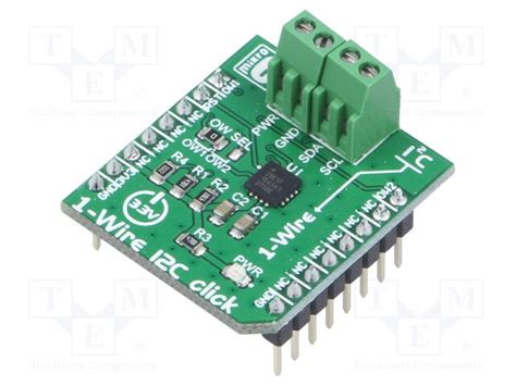 1 Wire I2c Click Mikroe Click Board Prototype Board Comp Ds28e17