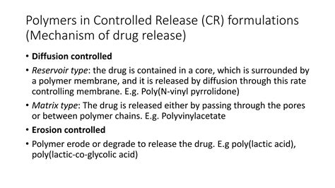 Polymers As Excipients Pdf