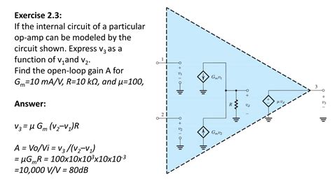 solved exercise 2 3 if the internal circuit of a