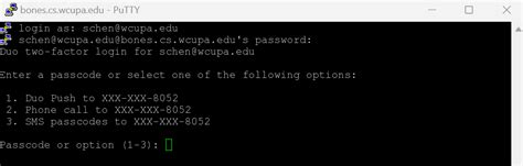 Wcu Cs Server Login Instructions