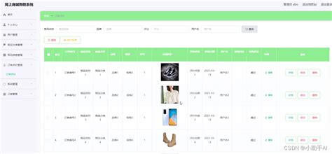 12 网上商城购物系统 基于springboot框架 mysql java b s架构设计与实现 可运行源码 数据库 开发文档 lw