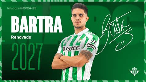 Marc Bartra Renueva Su Contrato Con El Real Betis Mi Betis