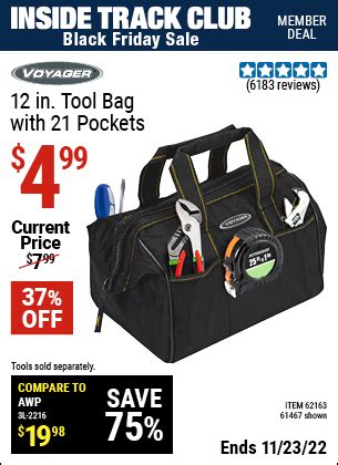 Voyager 12 In Tool Bag With 21 Pockets For 499 Harbor Freight Coupons