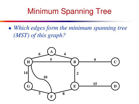 Ppt Minimum Spanning Trees Powerpoint Presentation Free Download Id 5188007