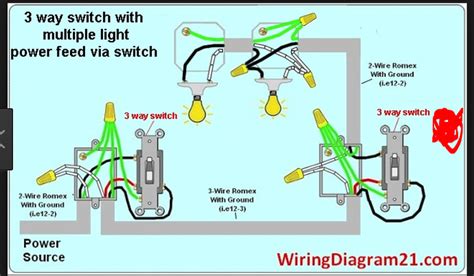 Two Way Push Button Switch Wiring Diagram