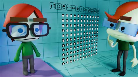 Re Creating The Mii Maker In Blender Blendernation