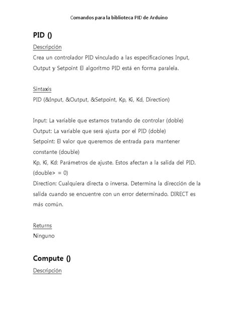 pid arduino pdf matemáticas aplicadas ingenieria eléctrica