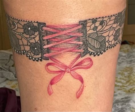 Garter And Bow Cool Wrist Tattoos Lace Tattoo Design Lace Bow Tattoos