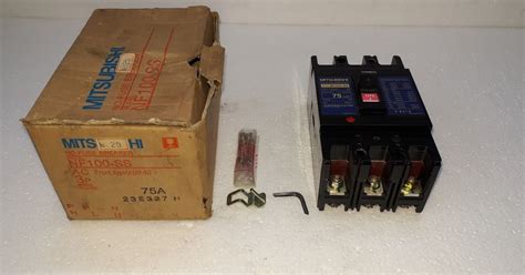 Mitsubishi Nf100 Ss No Fuse Breaker 75a 3p 660v Nf100ss