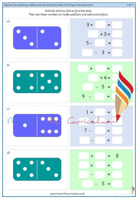 Secure Fluency In Addition And Subtraction Facts Within 10 Through Continued Practice 1