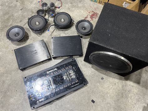 brax 3 way brax subwoofer helix p6 p2 dsp helix c one amplifier car