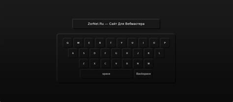 Виртуальная клавиатура на Css и Javascript
