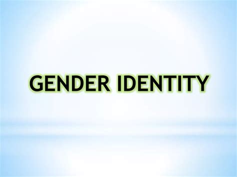 Gender And Sex Ppt Ppt Free Download