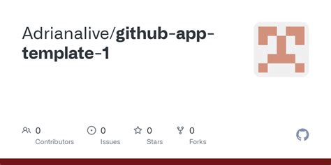 GitHub Adrianalive Github App Template 1
