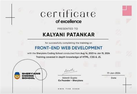 Kalyani Patankar On Linkedin Frontenddevelopment Webdevelopment Html Css Javascript