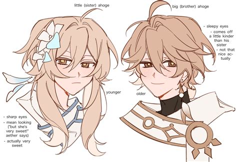 Lumine And Aether Genshin Impact Drawn By Majunjuu Danbooru