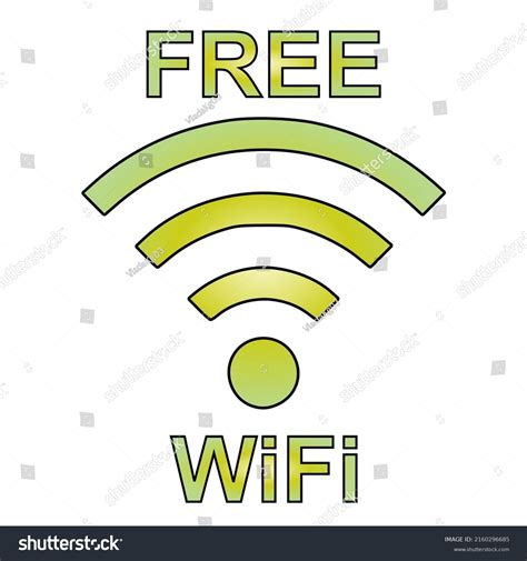 Wireless Network Symbol Wifi Sign Wireless Stock Vector Royalty Free 2160296685 Shutterstock