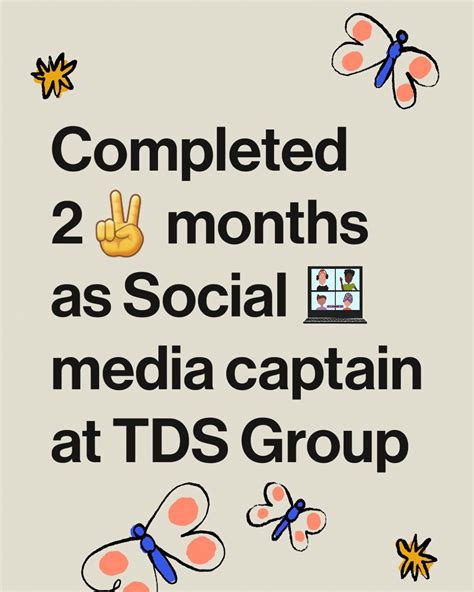 Im Happy To Share That I Had Completed 2 Months As Social Media