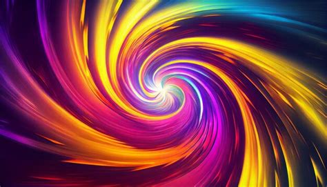 Premium Ai Image Generative Ai Luminous Vortex A Whirlwind Of Color