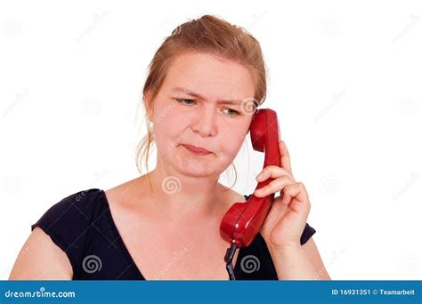 Annoying Call Stock Image Image Of Bugged Call Displeased 16931351