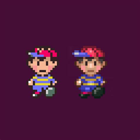 Ness Sprite Ness Re Color By Supernaturalboden On Newgrounds