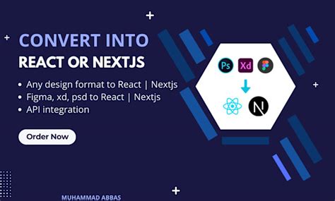 convert figma psd xd to react js or nextjs by itsabbas2000 fiverr