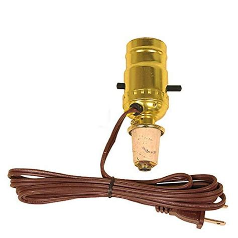 National Artcraft Wine Bottle Lamp Kit With Pre Wired Socket