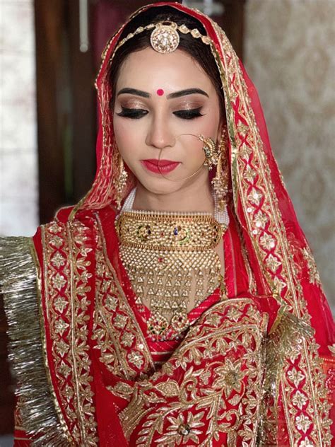 Royal Rajasthani Beautiful Bride Simple Bridal Makeup Rajasthani