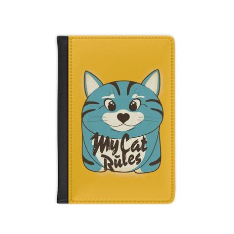 My Cat My Rules Passport Cover Sold By Straightforward Frustration
