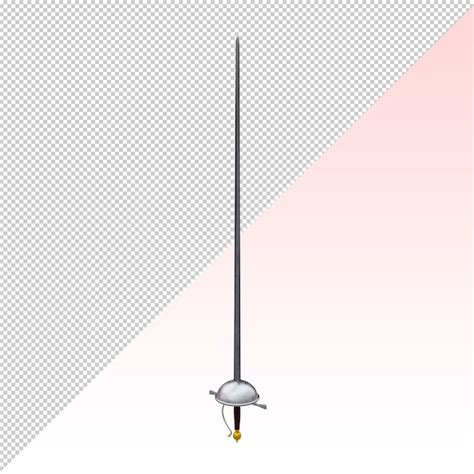Rapier Aislado Archivo Psd Premium
