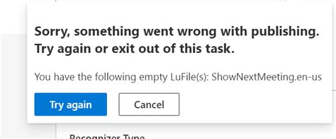 Error When Create A New Dialog With Luisrecognizer But Without Any