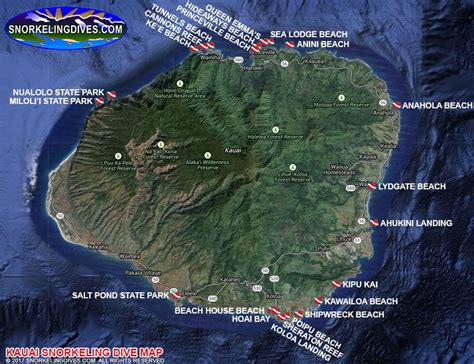 Snorkeling Map Hawaii At Lynda Higgins Blog