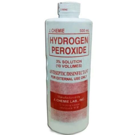 Hydrogen Peroxide 3 500ml Shopee Philippines