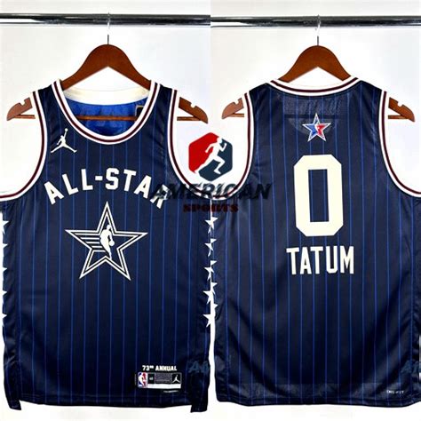 Mens Shirt Nba Boston Celtics Jayson Tatum Blue Marine 2023 24 All