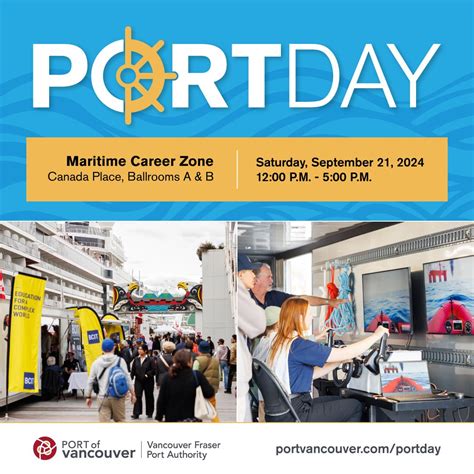 Port Day Presented By The Vancouver Fraser Port Authority Claire Sivley Pmp Csep