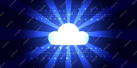 Premium Vector Cloud Computing Technology Concept Abstract Background Vector Illustration
