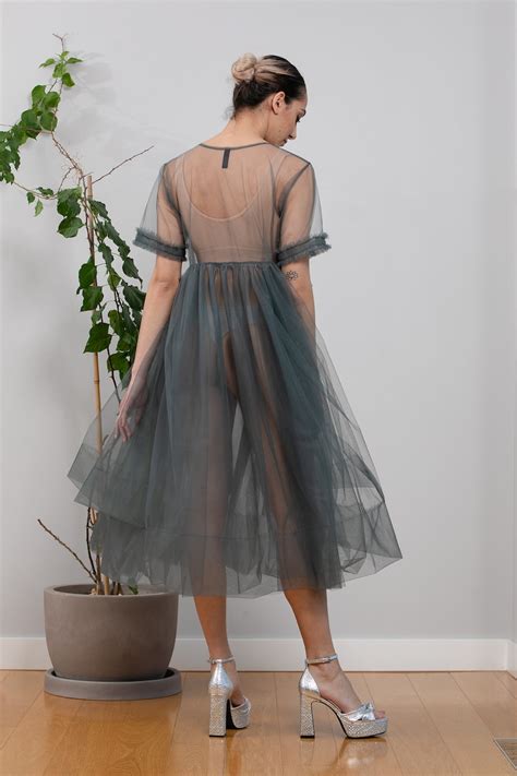 Sheer Dresssee Through Dress For Spring And Summer Custom Dress By