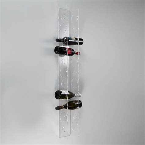 Wandmontierter Weinflaschenhalter Aus Kunststoff Im Säulendesign