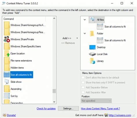 add size all columns to fit context menu in windows 10