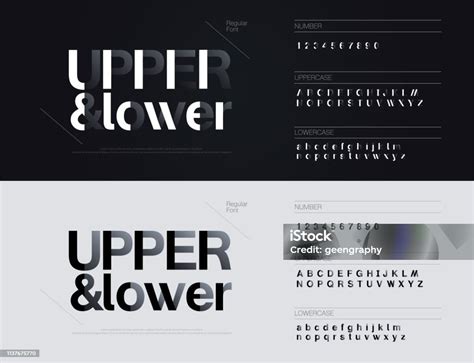 그림자 종이 잘라 스타일 간단한 최소한의 글꼴 알파벳 현대 타이포 그래피 기업 정체성 벡터 일러스트 소문자에 대한 스톡 벡터 아트 및 기타 이미지 Istock