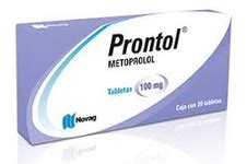 Prontol Metoprolol 20 Tabletas 100mg Novag— Farmacia Santa Fe
