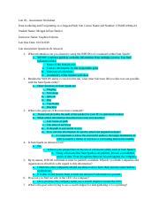 EHLab Docx Lab Assessment Worksheet Data Gathering And Footprinting On A Targeted Web
