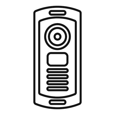 Premium Vector Modern Intercom System Controlling Access With Buttons