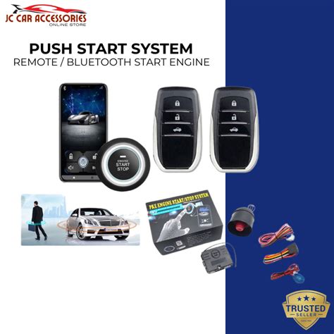 PKE Keyless Entry Car Engine Remote Start Stop Push Button Start Alarm System Perodua Axia