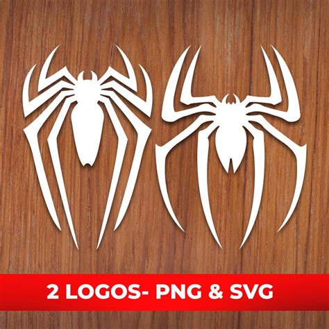 Spider Man Logo Svg Png 2 Pack Spiderman Svg Etsy