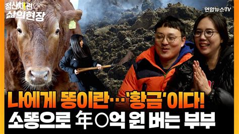 [정신채린 삶의 현장] 똥 황금…소똥으로 억대 연봉 벌어들인 비결은 연합뉴스tv Yonhapnewstv Youtube